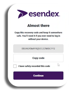 Two factor authentication - Authenticator app - Esendex Support UK