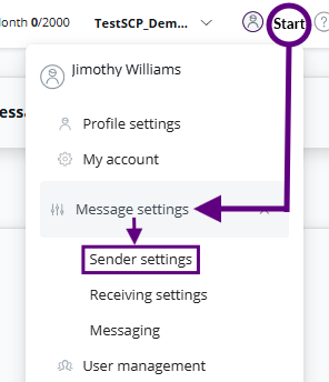 Sender Settings - Sender ID Registration - Esendex Support UK